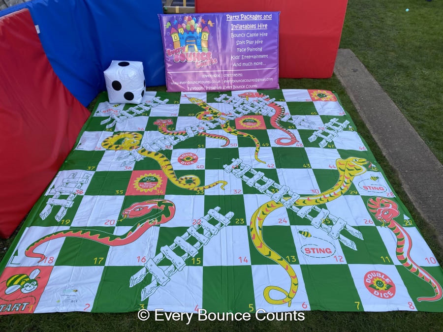 Giant Snakes & Ladders - Hire in Slough | Every Bounce Counts